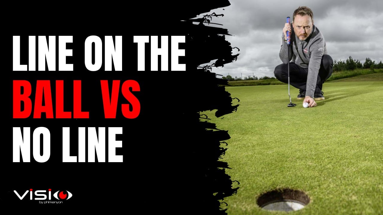 Line On The Ball Versus No Line | Visio Golf